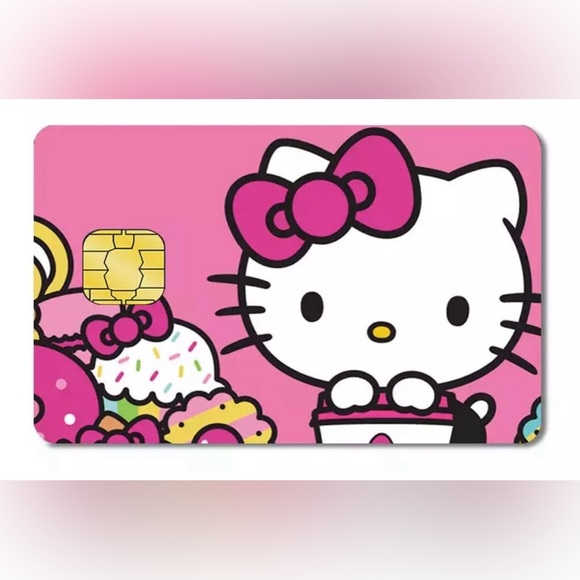 Hello Kitty | Accessories | Hello Kitty Credit Card Film Sticker | Poshmark